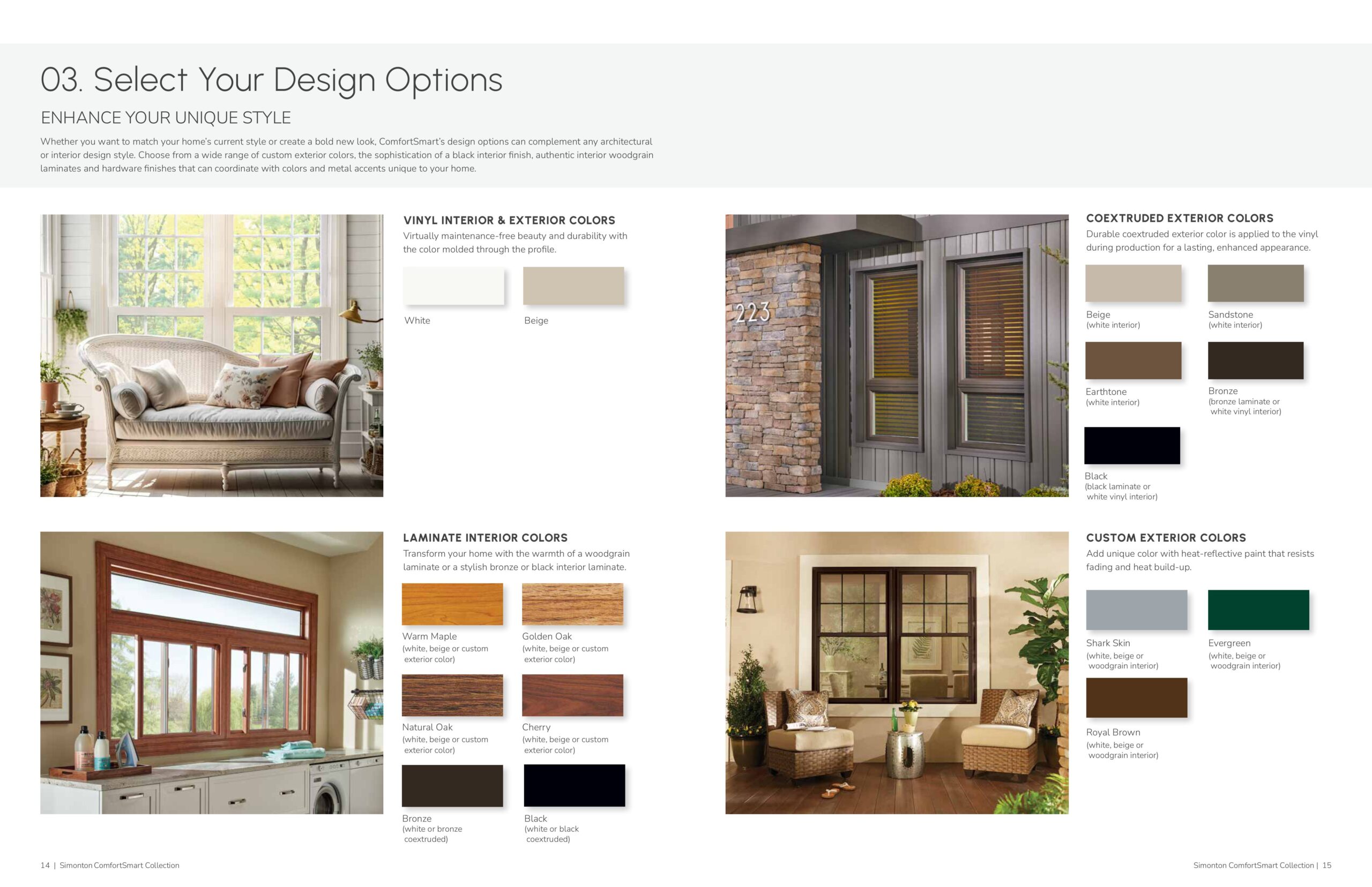 Color Options for your Replacement Windows and Patio Doors